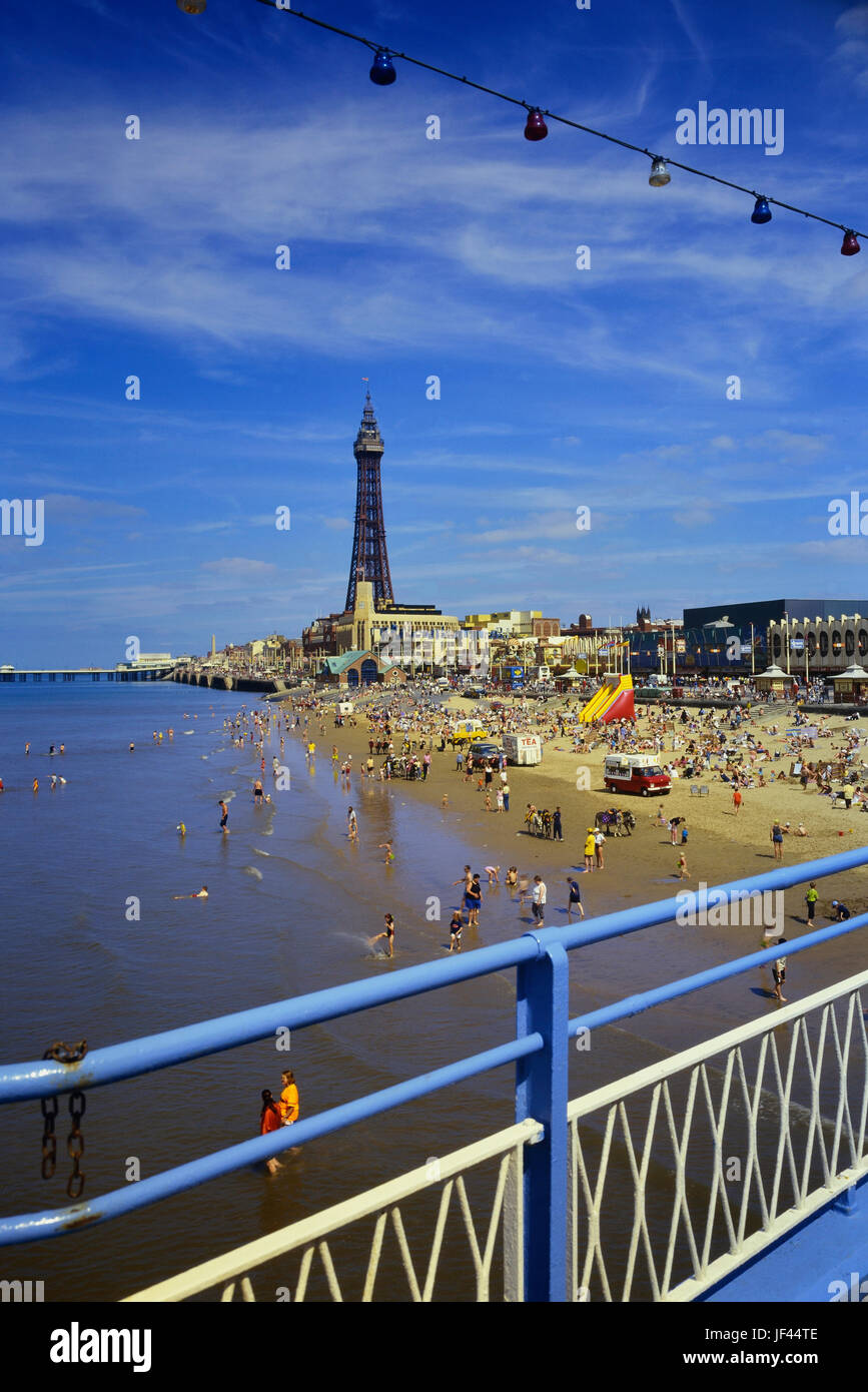 Blackpool seafront. Lancashire. England. UK Stock Photo - Alamy