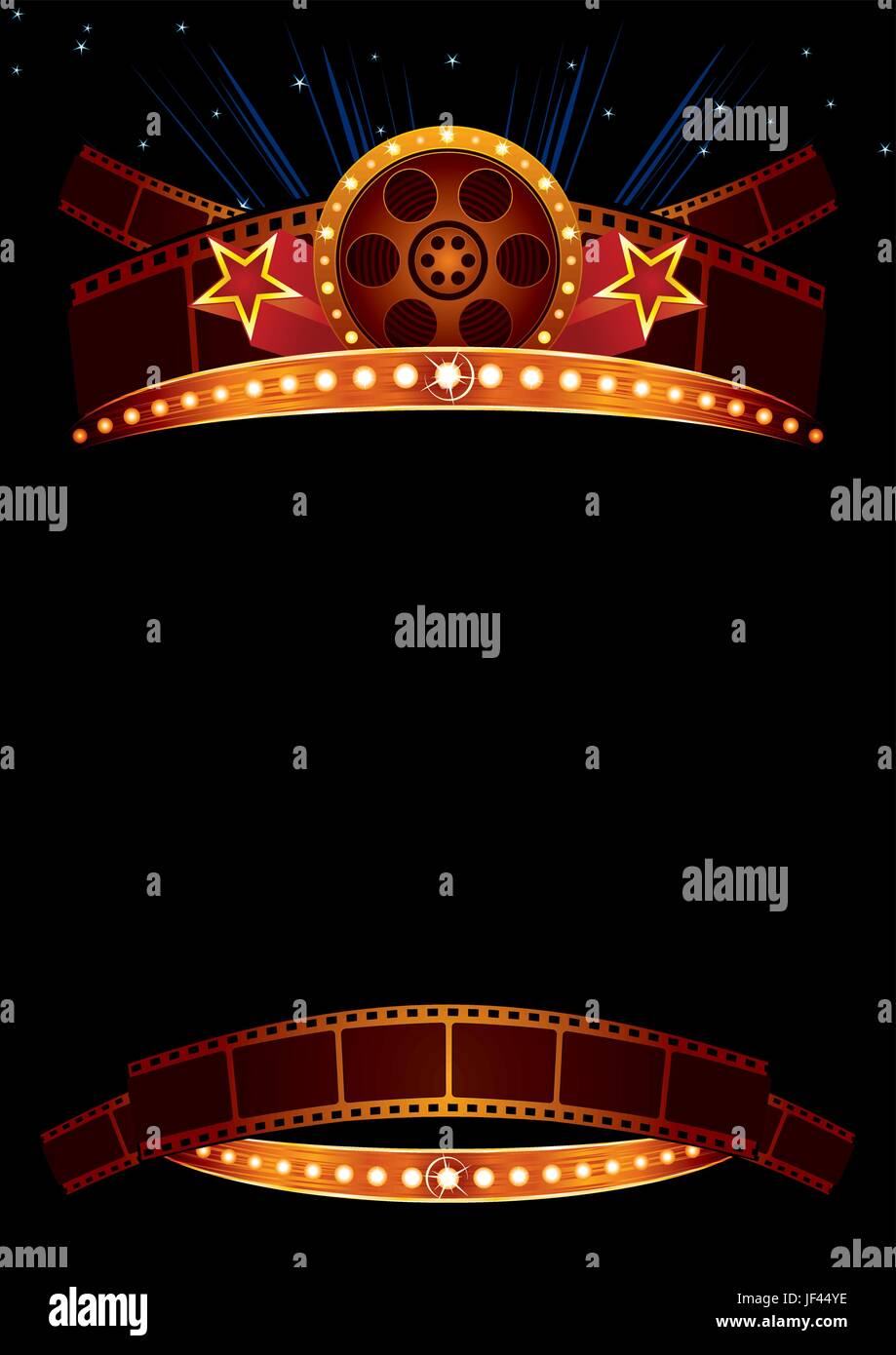 Vintage theater poster hi-res stock photography and images - Alamy