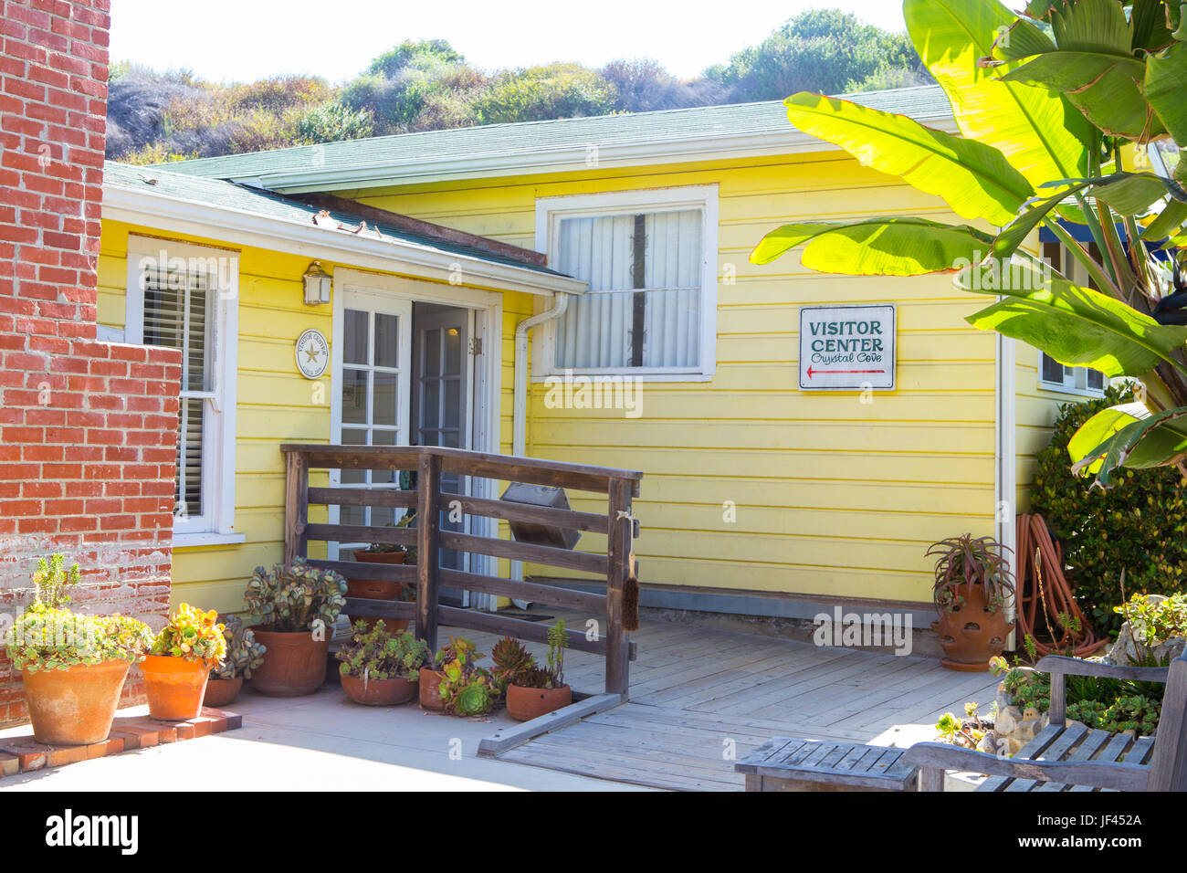 The visitor center at Crystal Cove Historic District part of Crystal ...