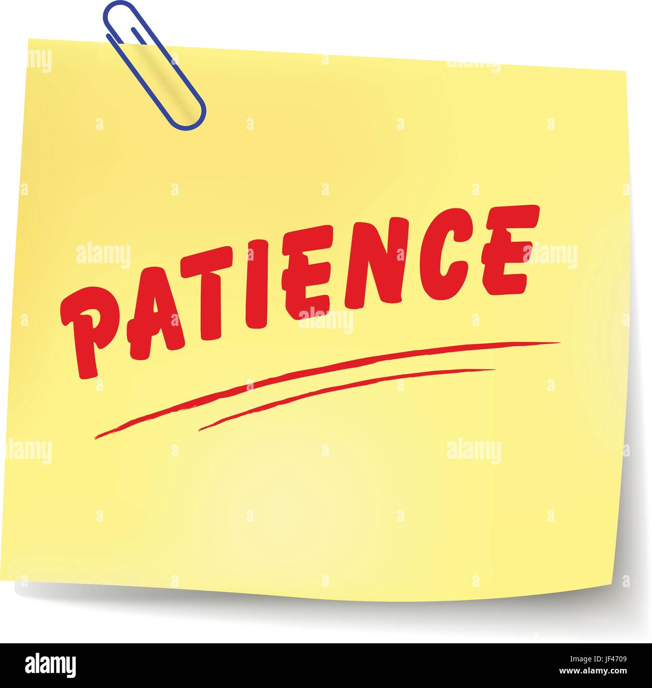 Patience text Stock Vector Images - Alamy
