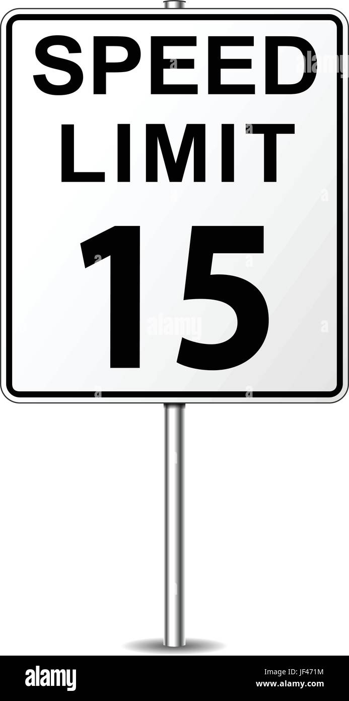 15 mph sign Stock Vector Images - Alamy