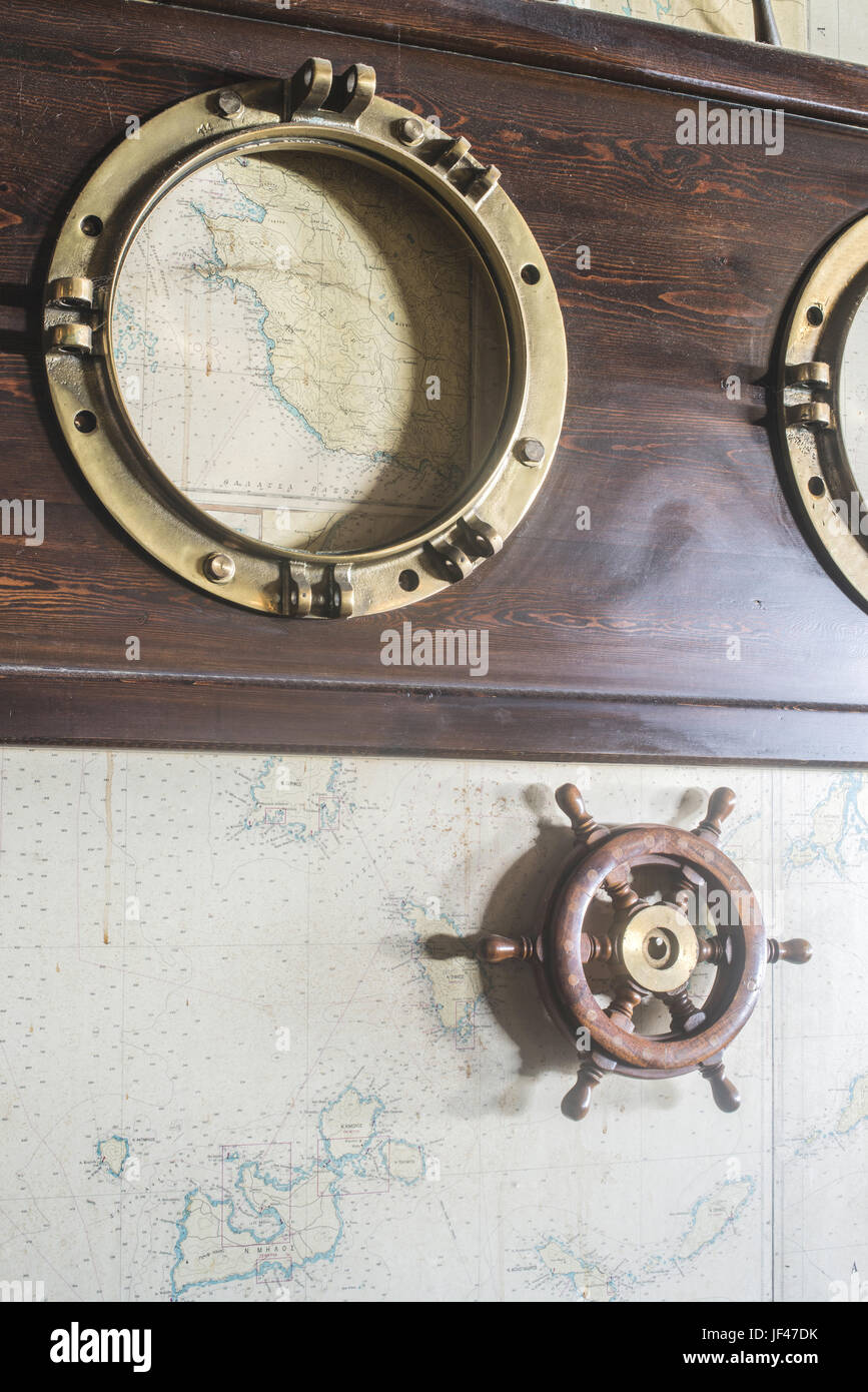 Antique boat map hi-res stock photography and images - Alamy