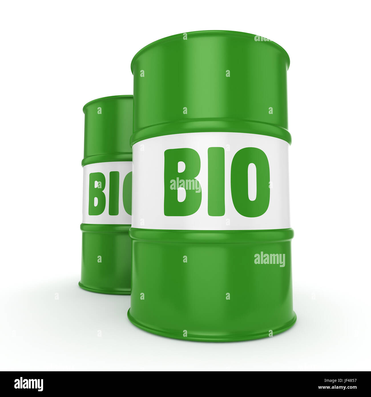 3D rendering barrel of biofuels Stock Photo - Alamy