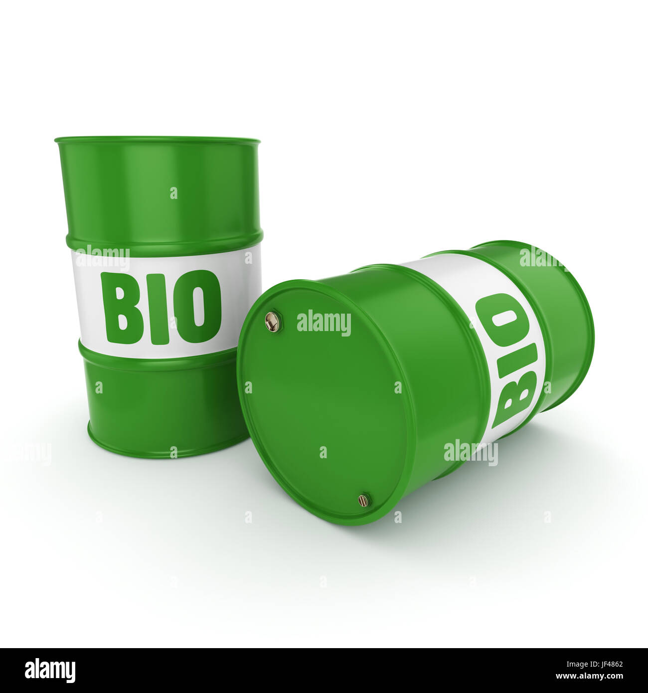 3D rendering barrel of biofuels Stock Photo - Alamy