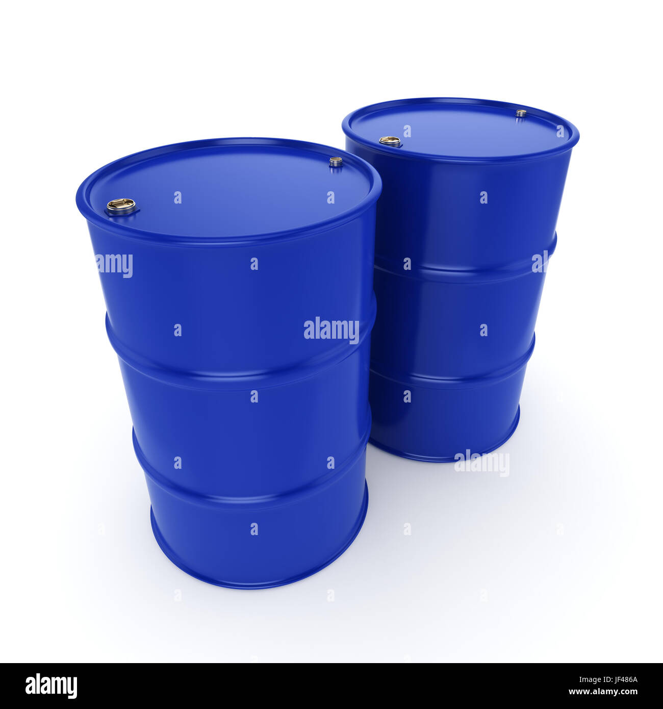 Blue barrels Cut Out Stock Images & Pictures - Alamy