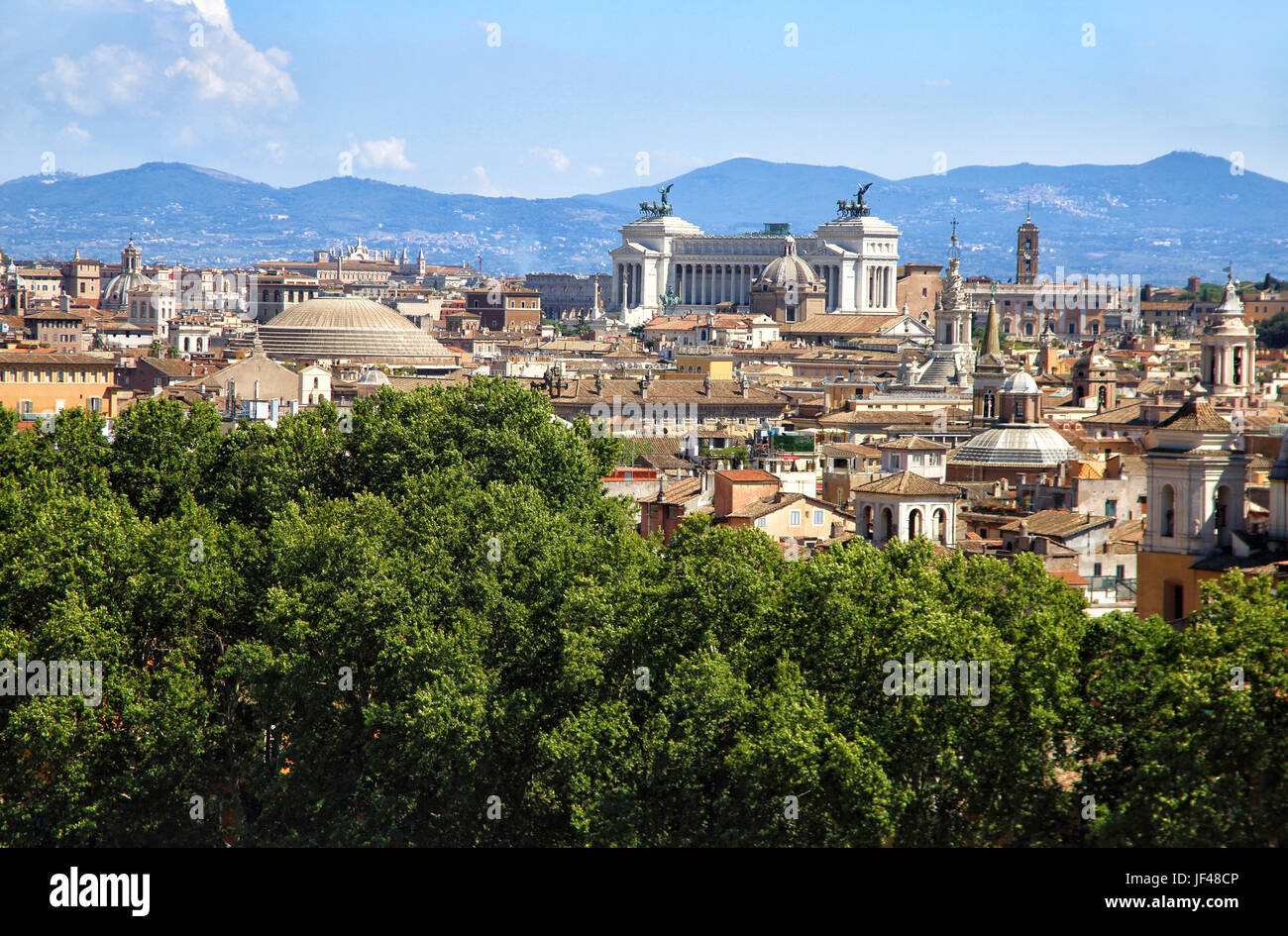 view over Rome Stock Photo - Alamy