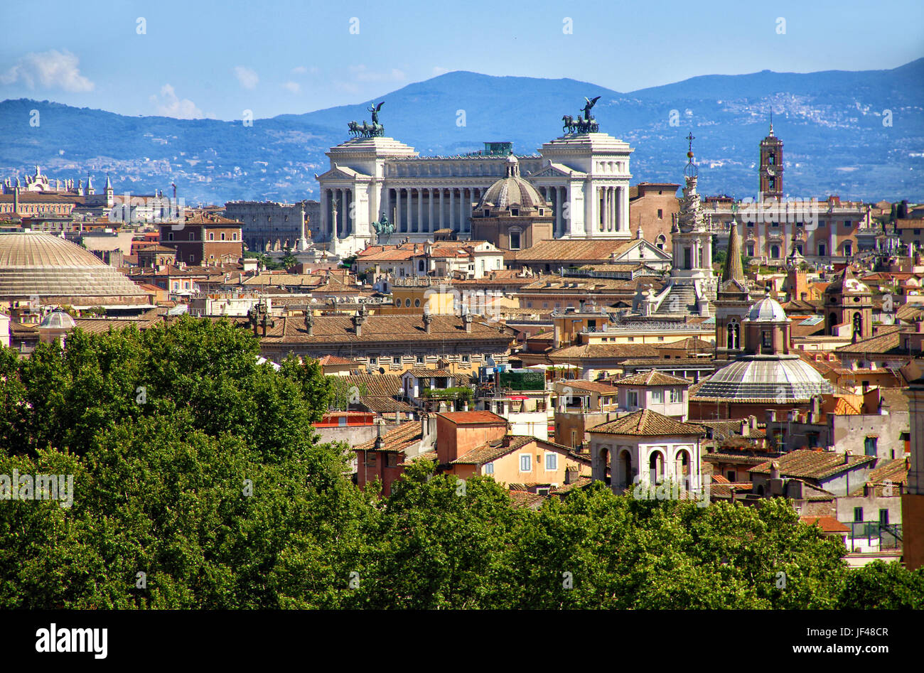 view over Rome Stock Photo - Alamy