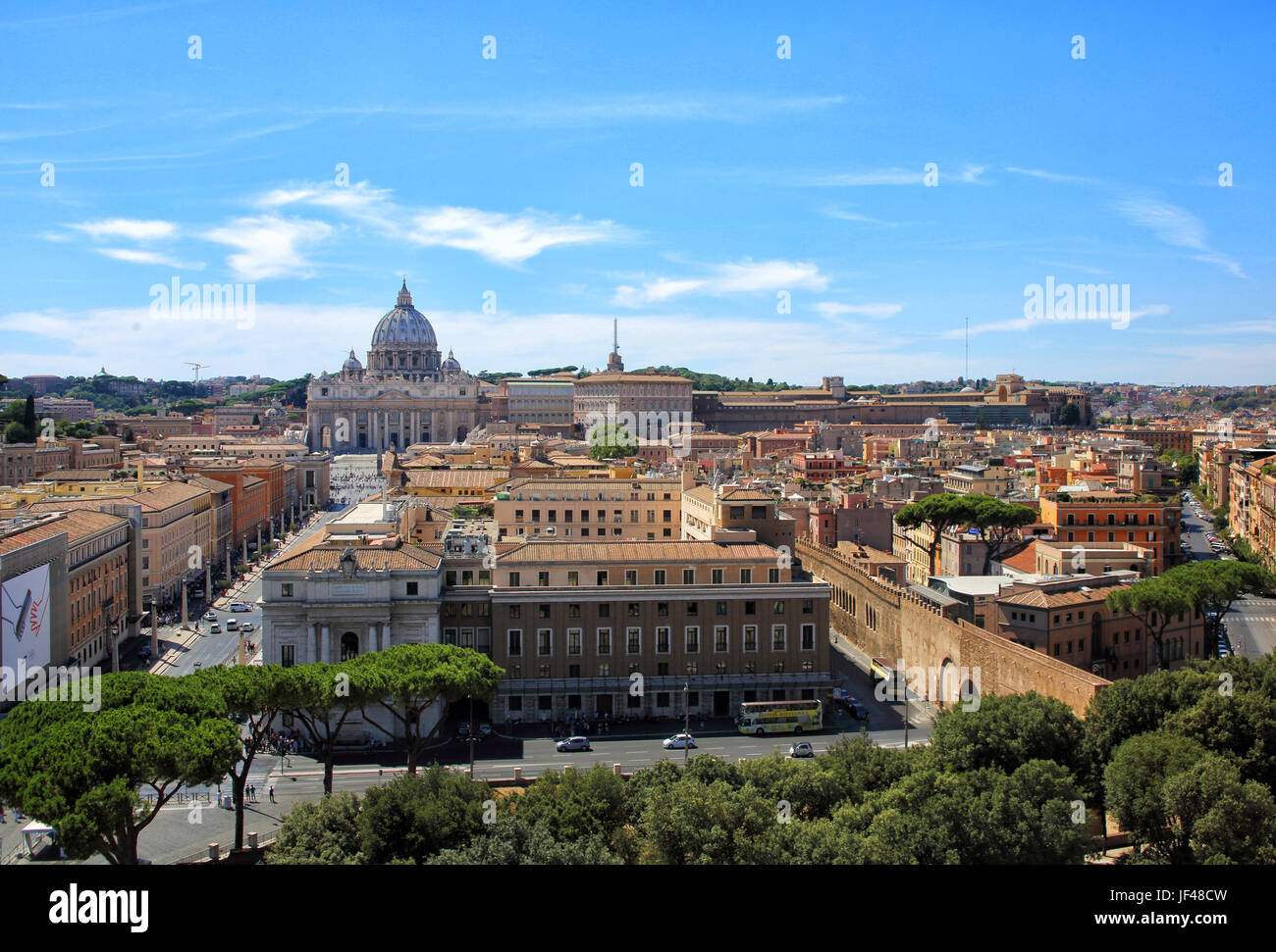 view over Rome Stock Photo - Alamy