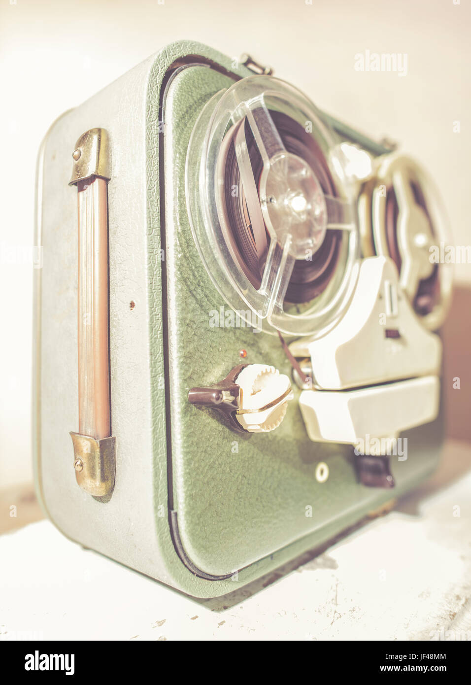 Old vintage tape recorder Stock Photo - Alamy