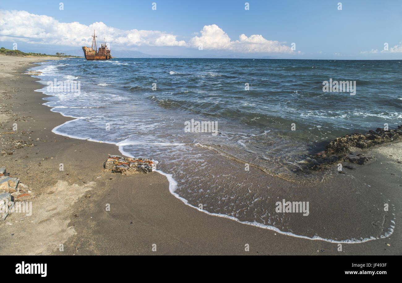 Old rustic big ship Stock Photo - Alamy