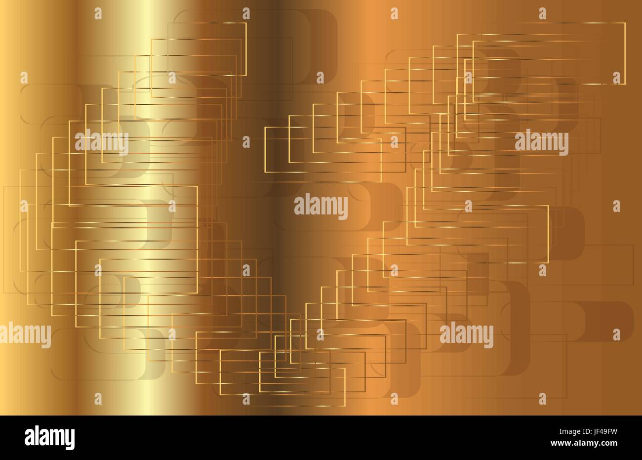 brass, shape, glossy, gradient, metallic, rectangle, frame, design ...