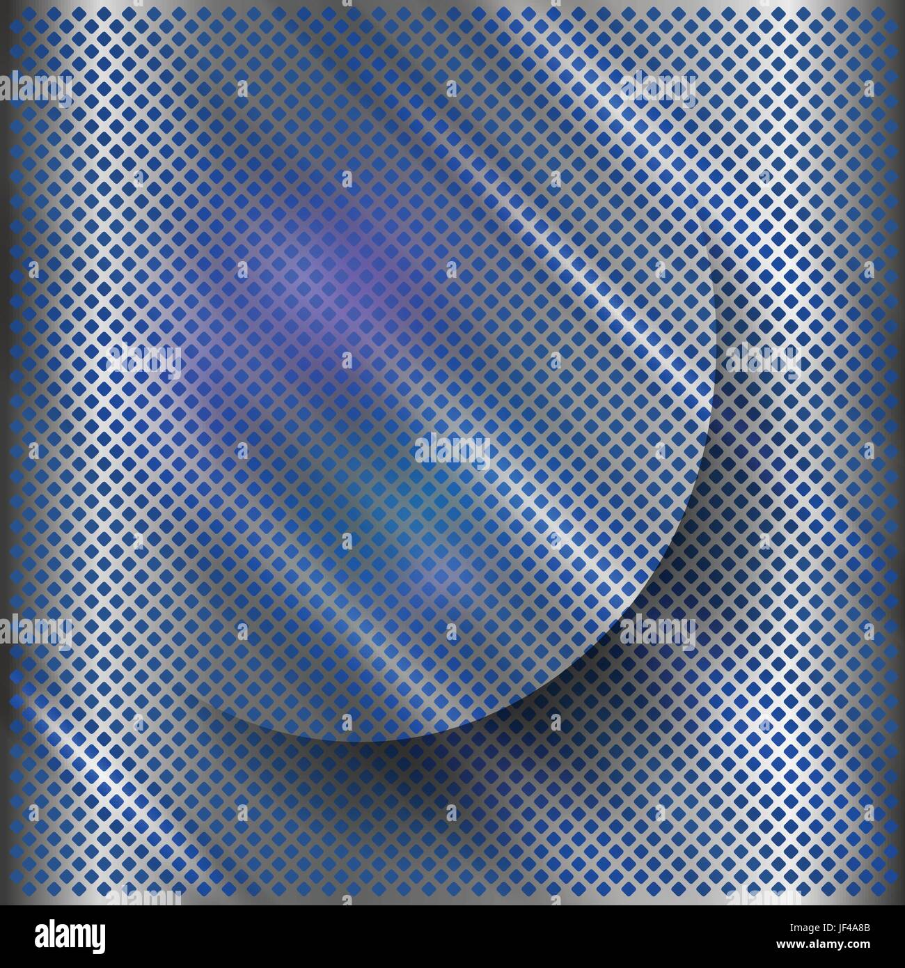 Blue chrome metallic mesh Stock Vector Images - Alamy