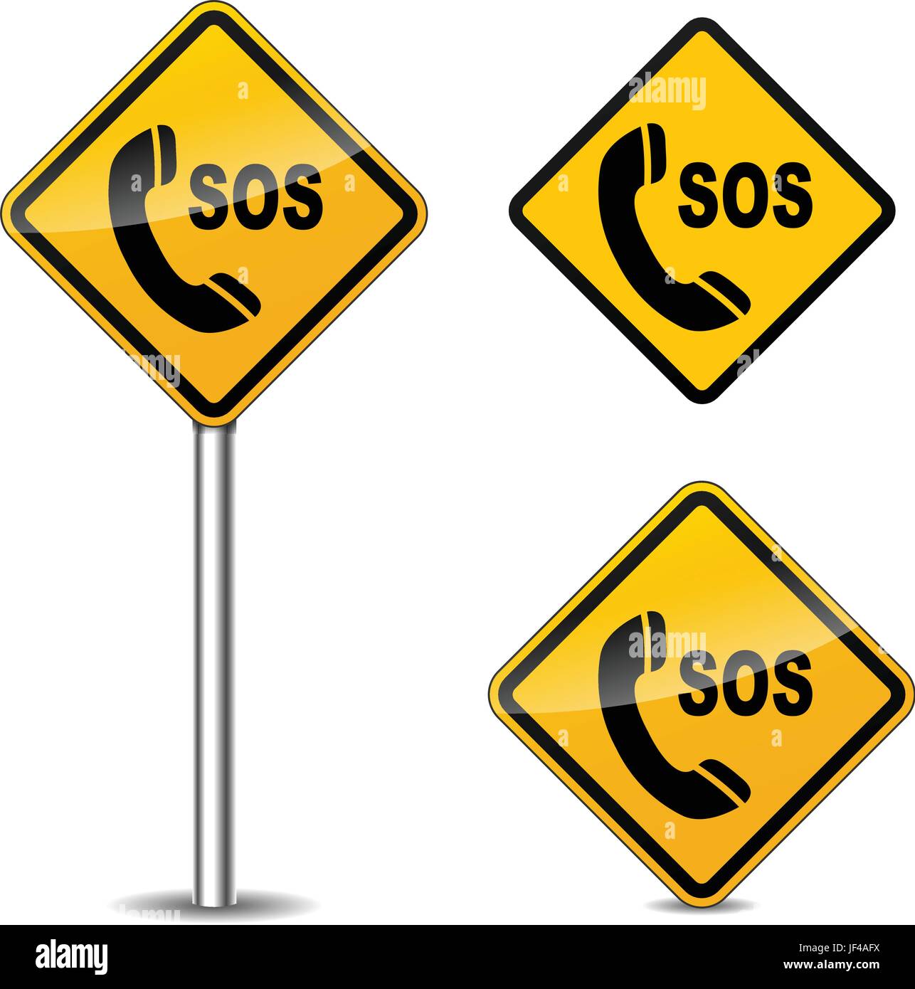 Yellow emergency phone Cut Out Stock Images & Pictures - Alamy