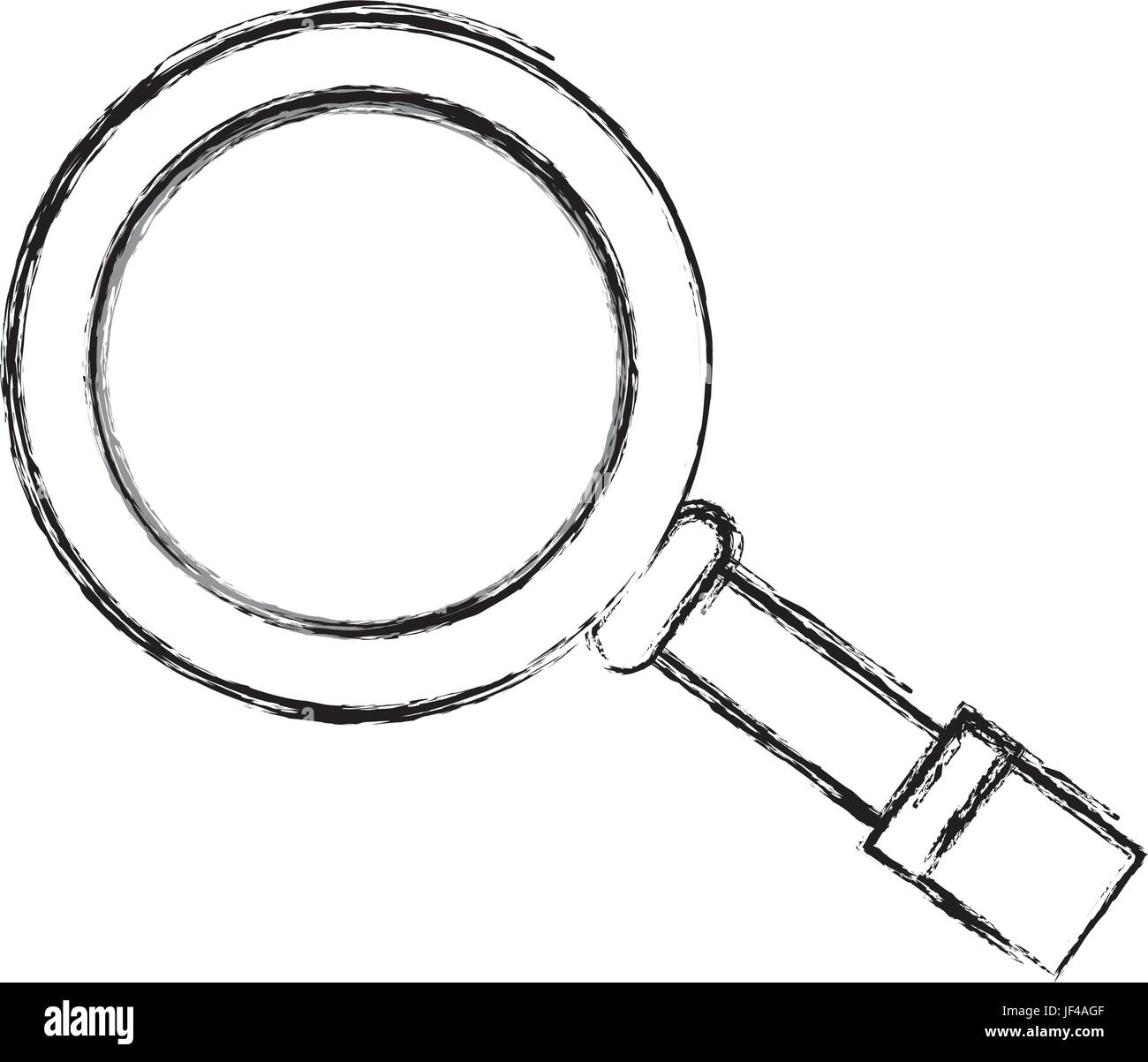 Magnifying glass symbol Stock Vector Image & Art - Alamy
