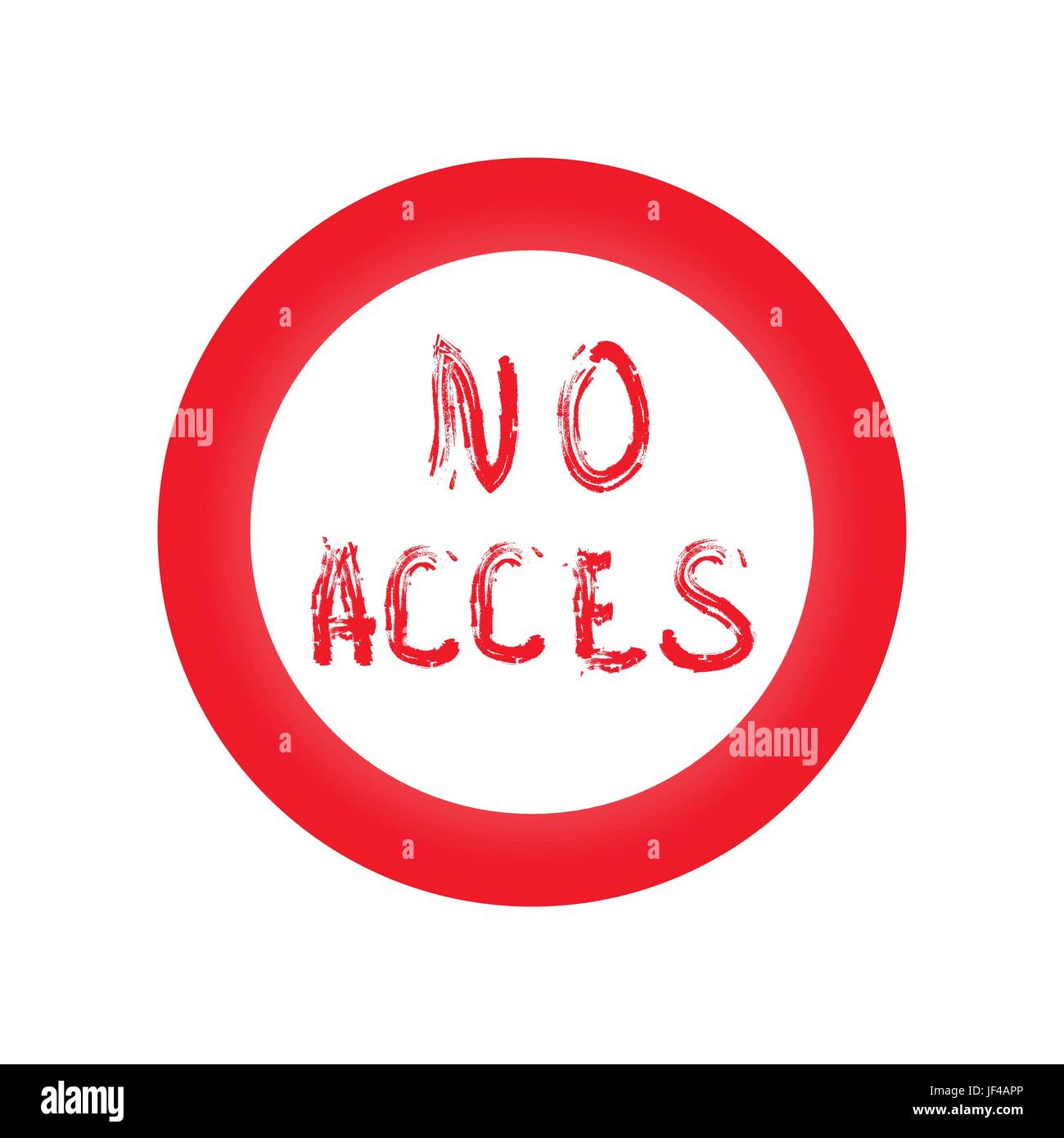 Block site access Cut Out Stock Images & Pictures - Alamy