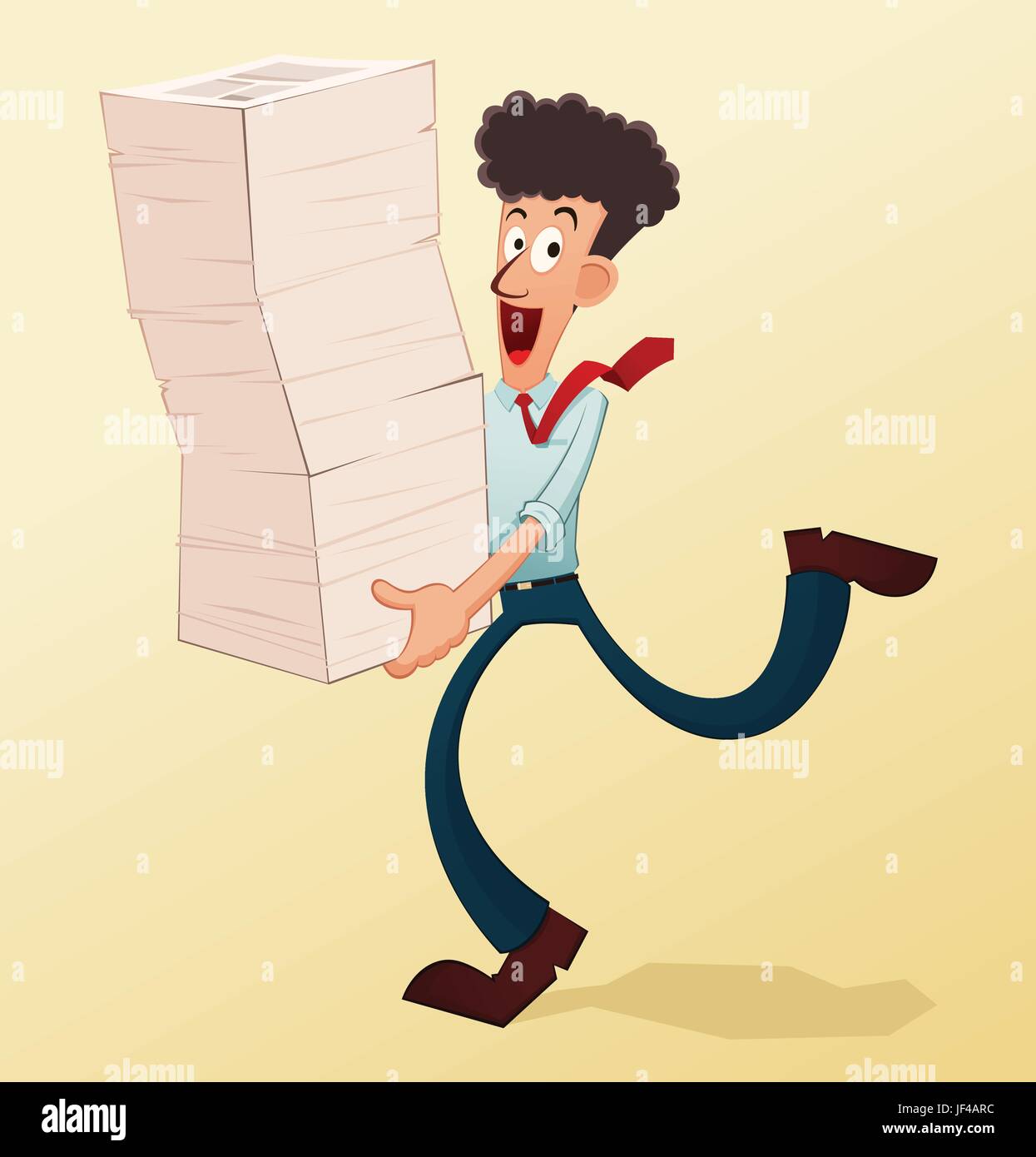 Rush job paper work Stock Vector Images - Alamy