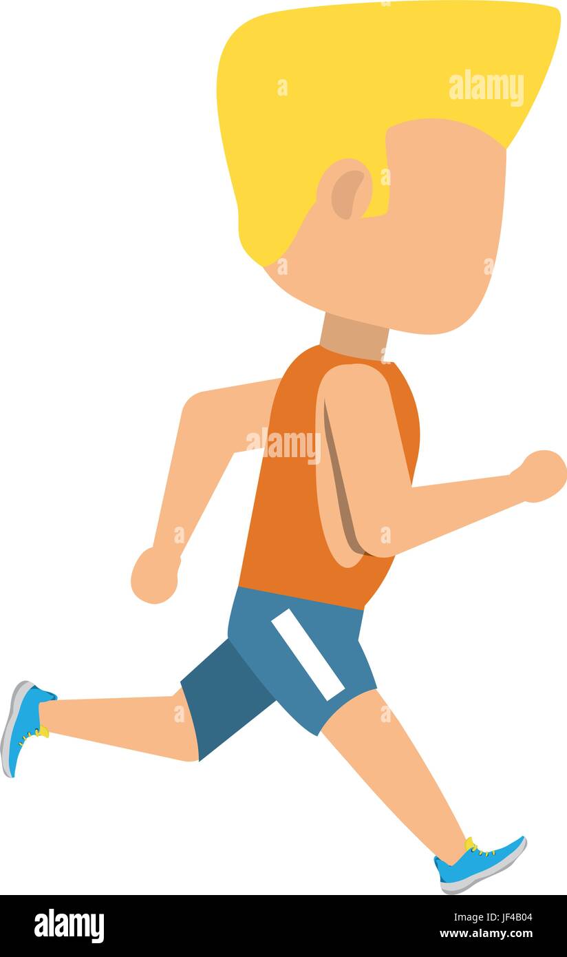 Man running cartoon Stock Vector Image & Art - Alamy