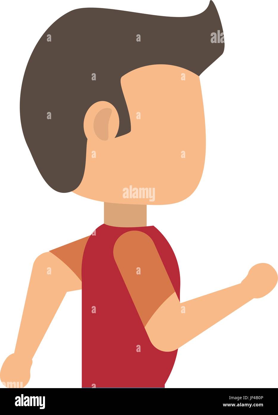 Man running cartoon Stock Vector Image & Art - Alamy