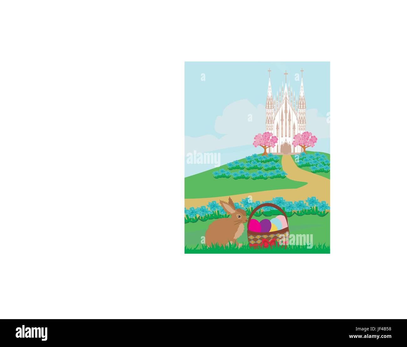 Landscape countryside spring springtime Cut Out Stock Images & Pictures ...