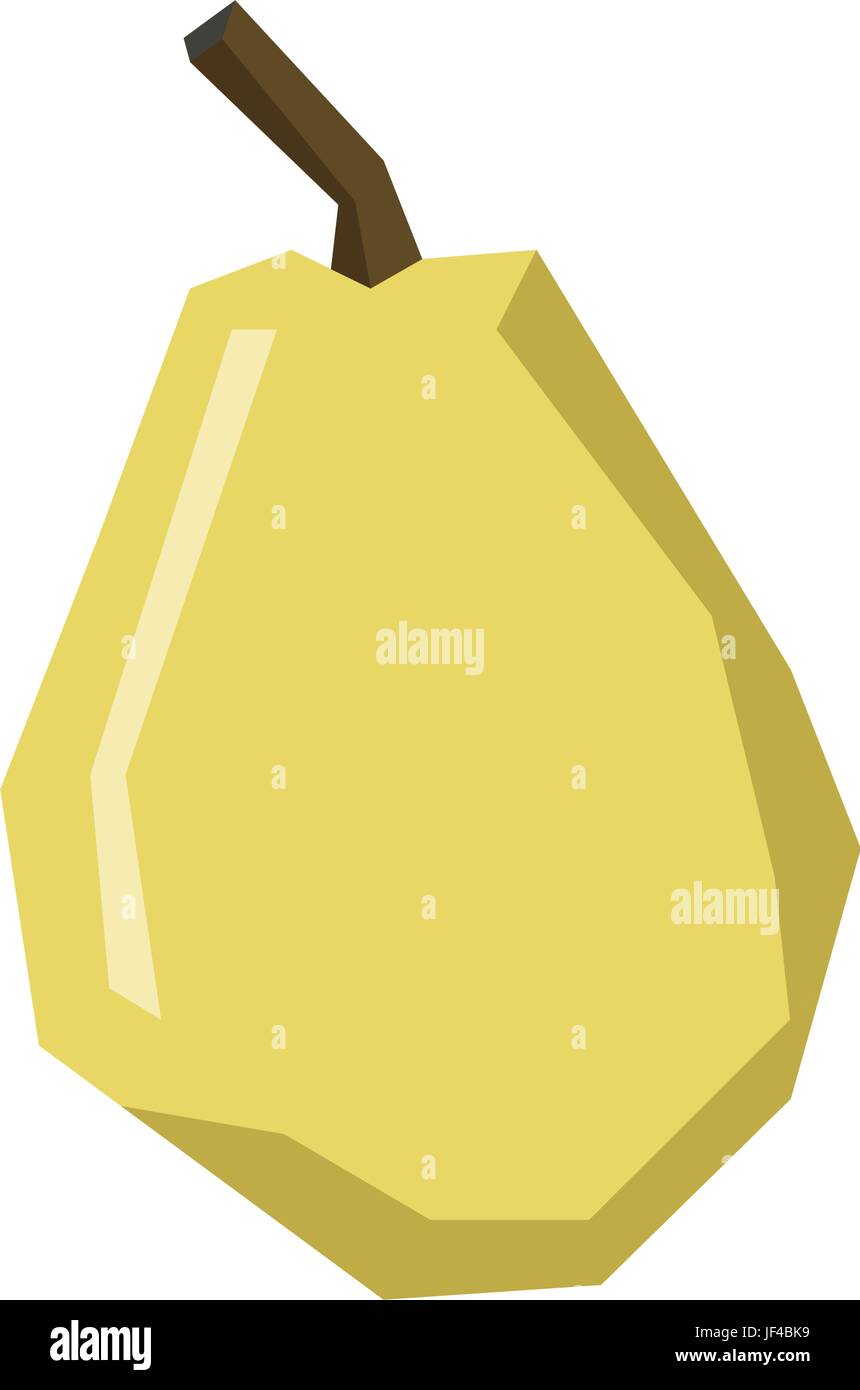 Isolated geometric pear Stock Vector Image & Art - Alamy