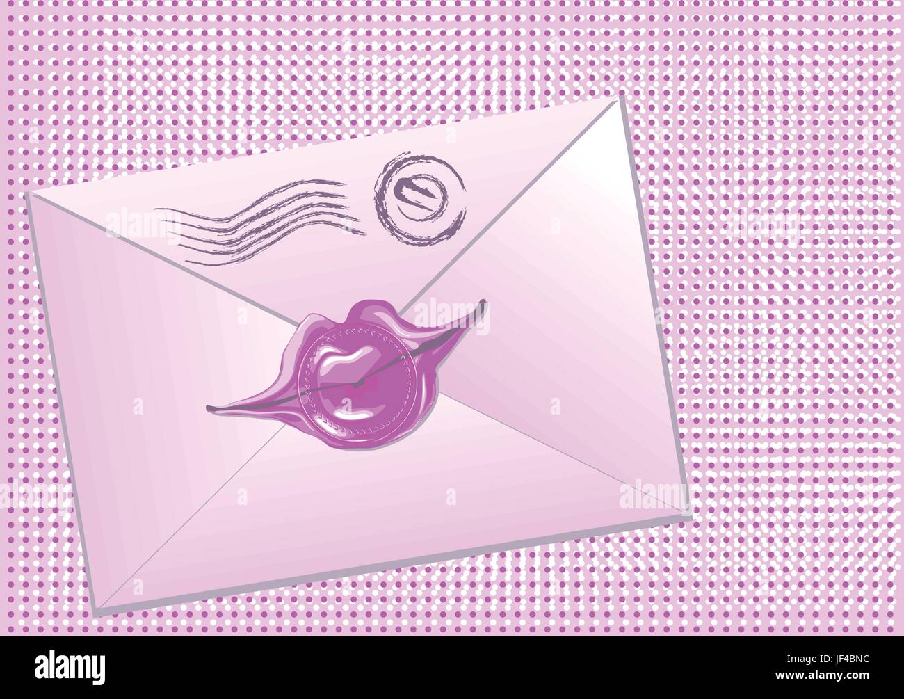 greeting, lips, illustration, print, letter, mail, kiss, envelope ...