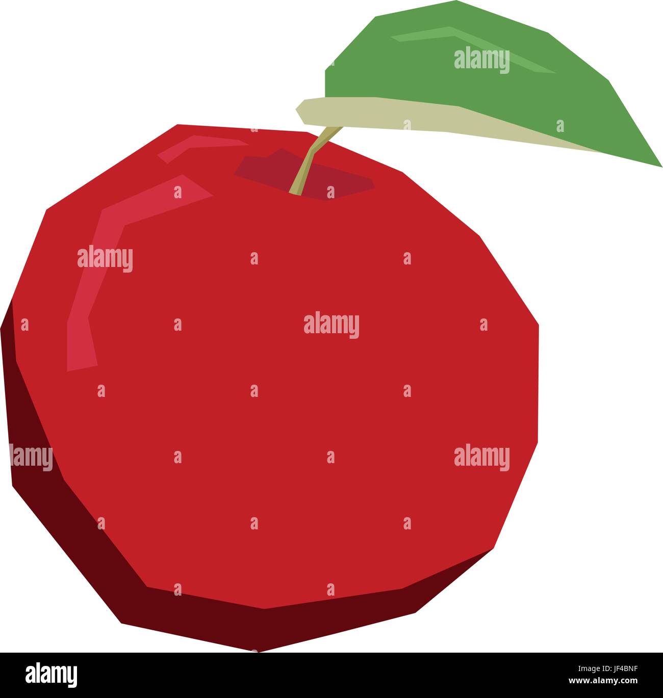Geometric apple hi-res stock photography and images - Alamy