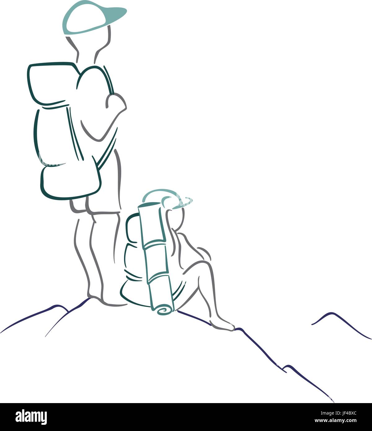 Human logo top view Stock Vector Images - Alamy