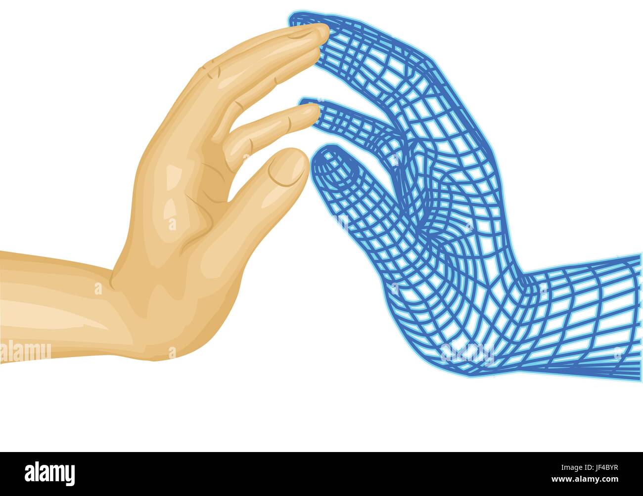 Human artificial being Stock Vector Images - Alamy