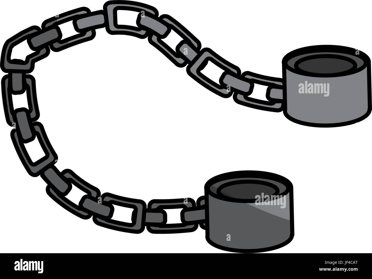Slave chain isolated Stock Vector Image & Art - Alamy