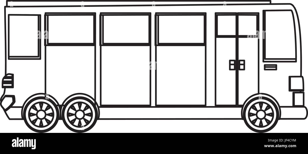 Big bus vehicle Stock Vector Image & Art - Alamy