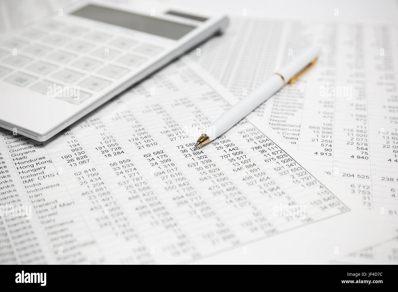 Financial accounting stock market graphs analysis Stock Photo - Alamy