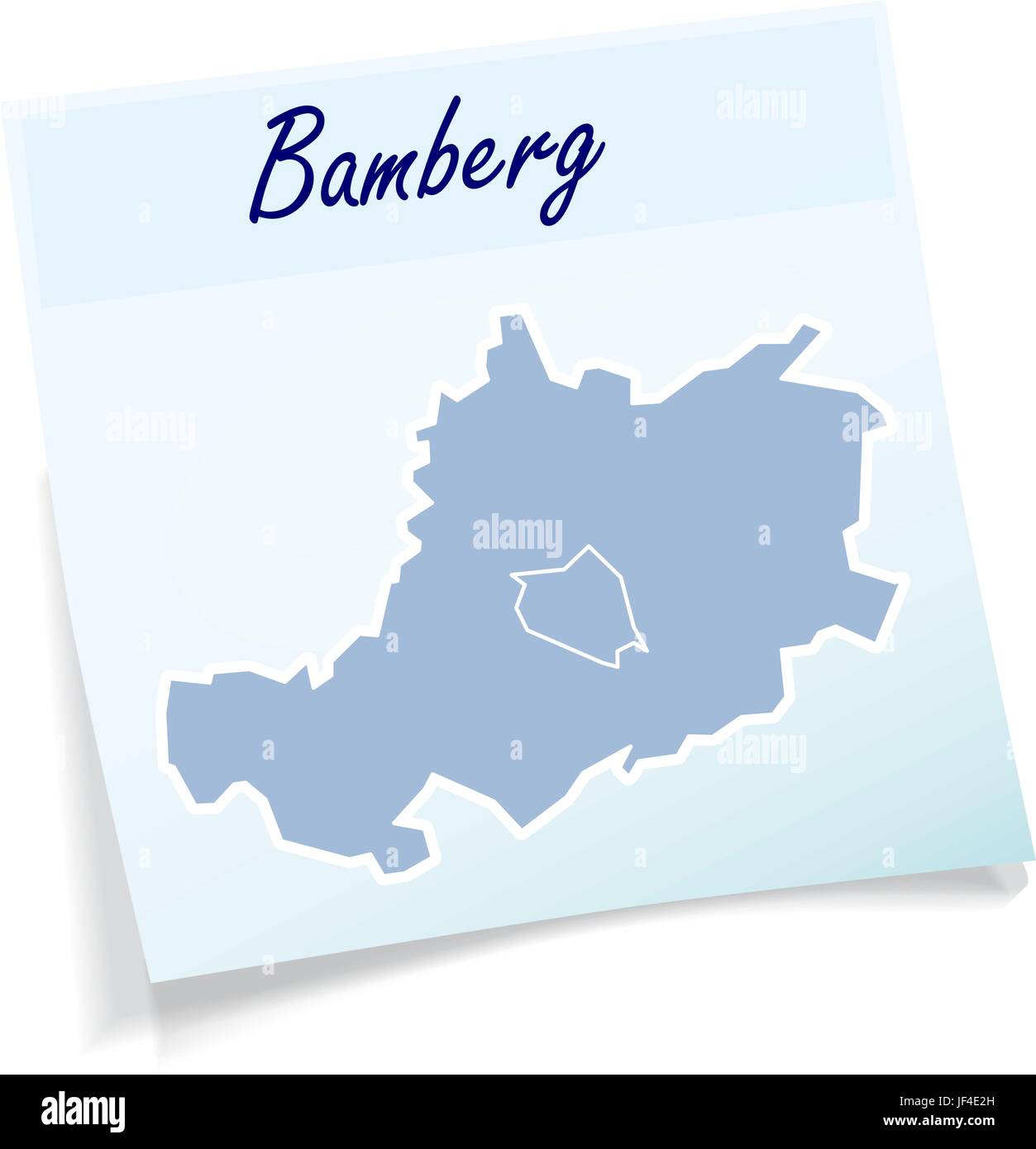 Map of bamberg hi-res stock photography and images - Alamy