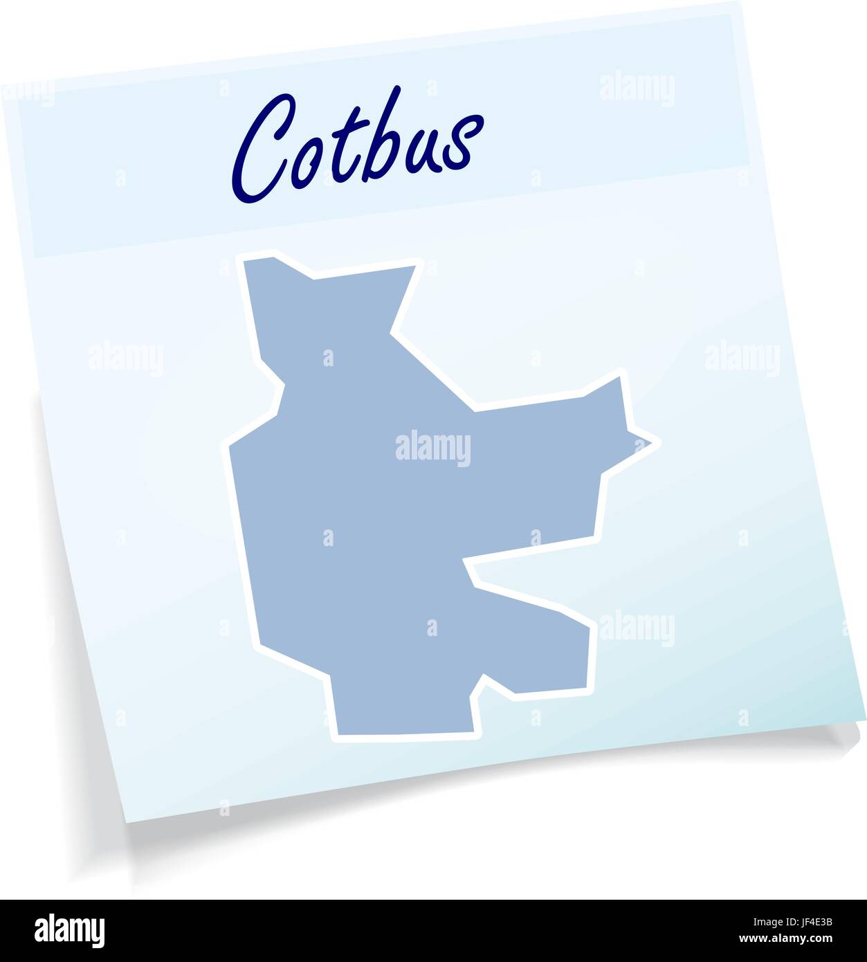 Cottbus map Stock Vector Images - Alamy