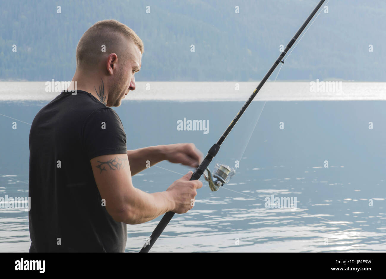 Man fishhook hi-res stock photography and images - Alamy
