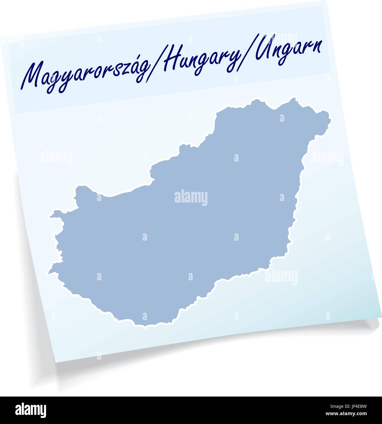 blue, note, memo, slip, europe, illustration, budapest, card, hungary ...