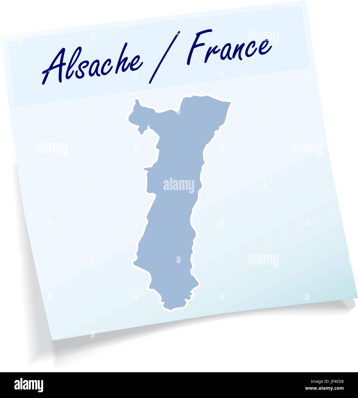 Karte von alsache Stock Vector Images - Alamy