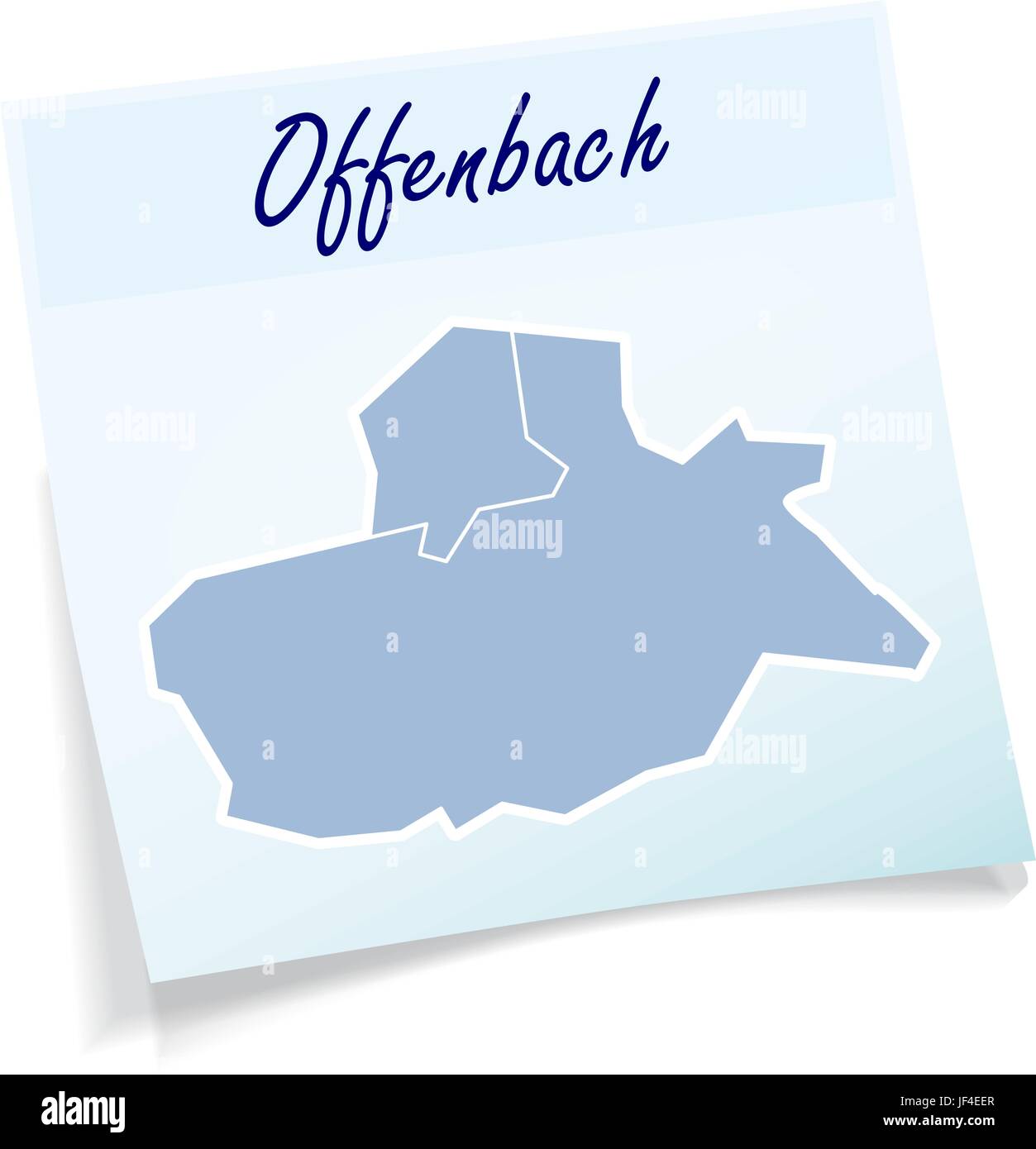 Map of offenbach Stock Vector Images - Alamy
