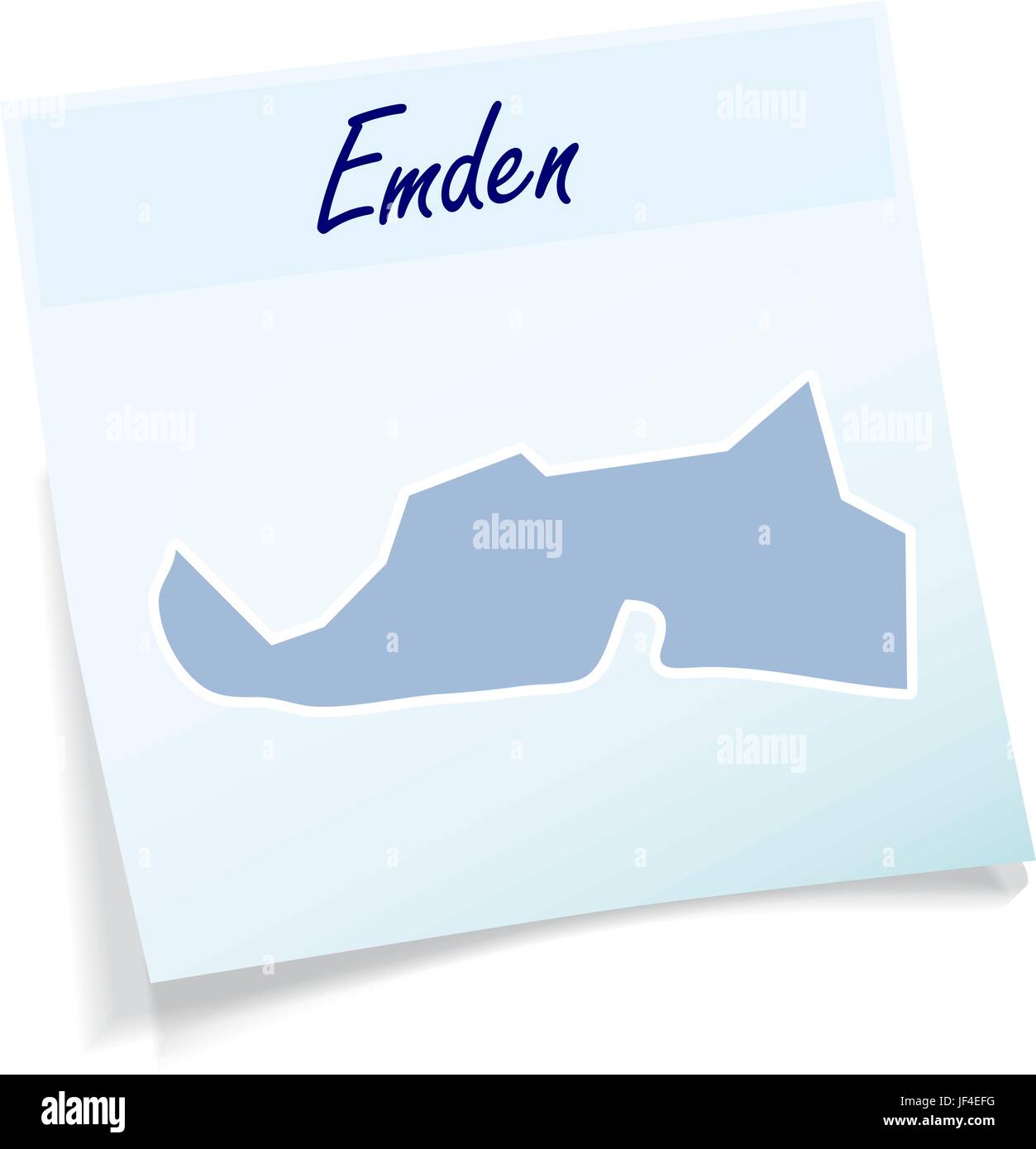 Emden map Stock Vector Images - Alamy