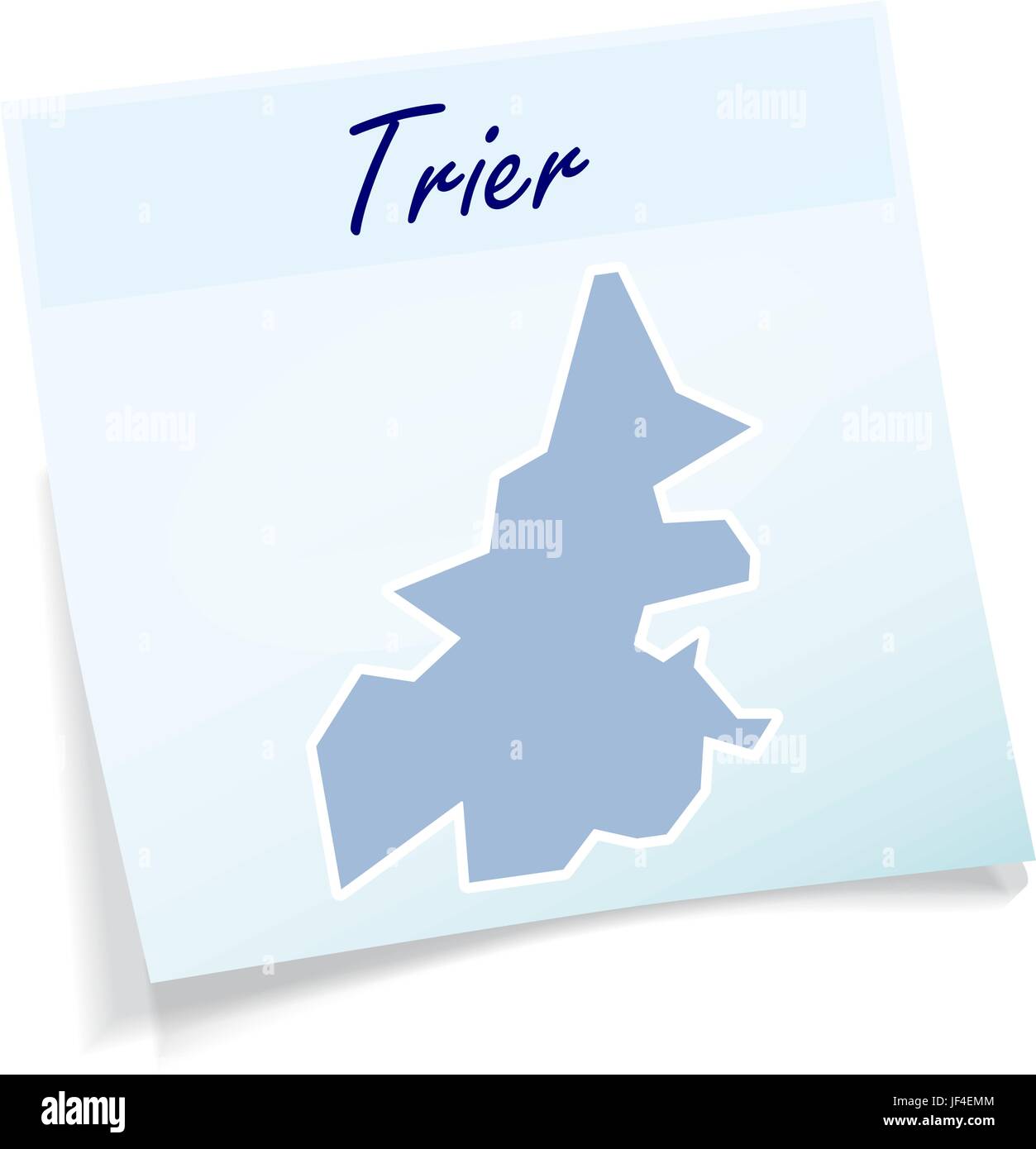 Trier map hi-res stock photography and images - Alamy