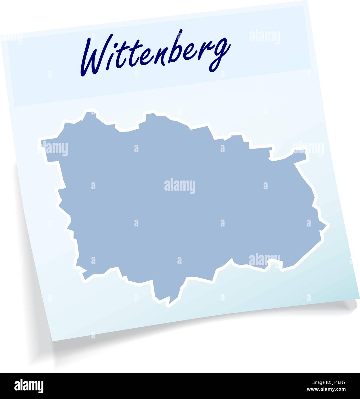 Map of wittenberg hi-res stock photography and images - Alamy