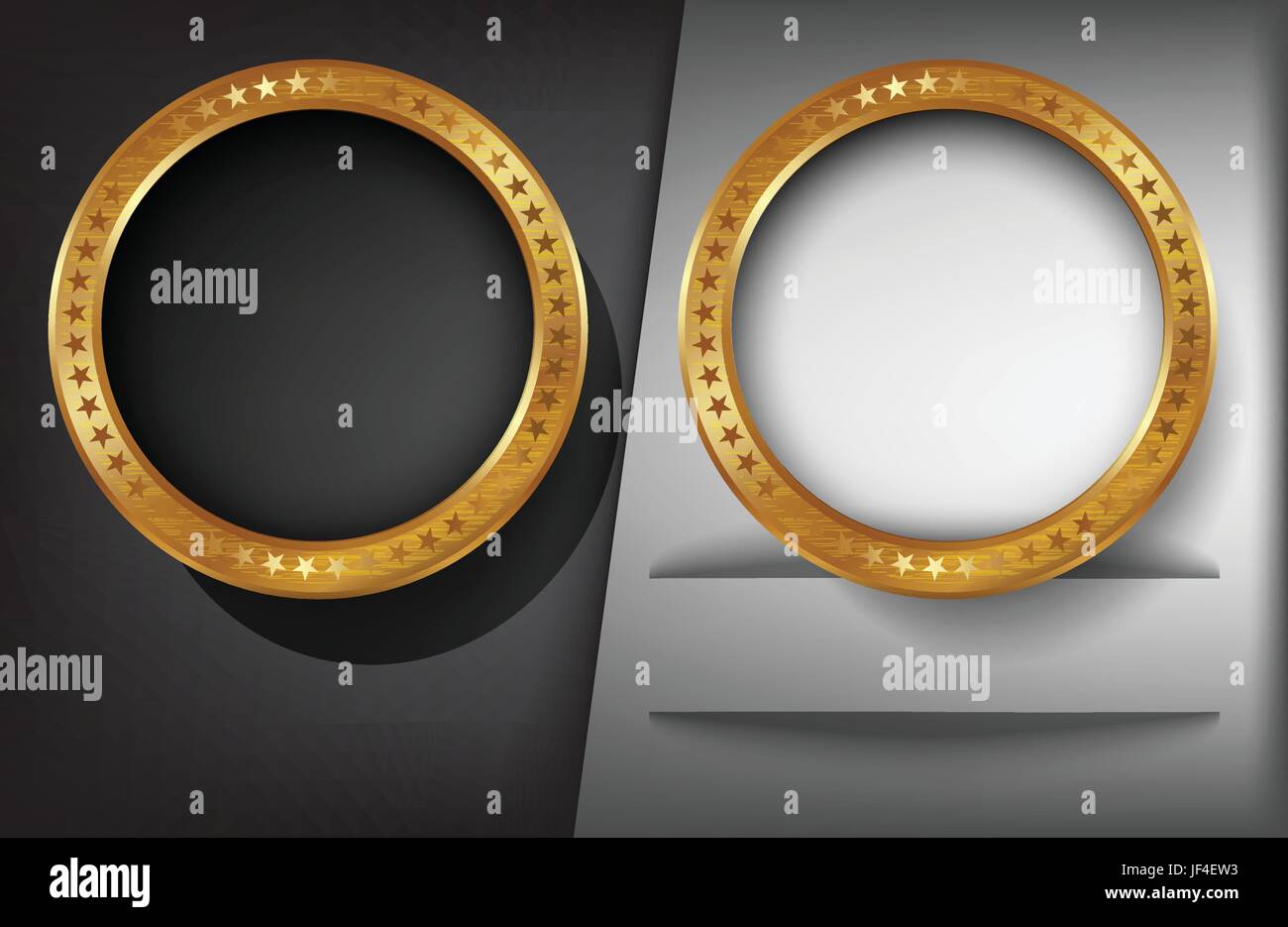 metallic, stars, asterisks, gold, shadows, ring, metallic, stars ...