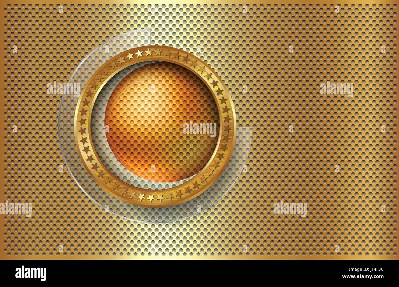 metallic, stars, asterisks, gold, shadows, ring, metallic, stars ...