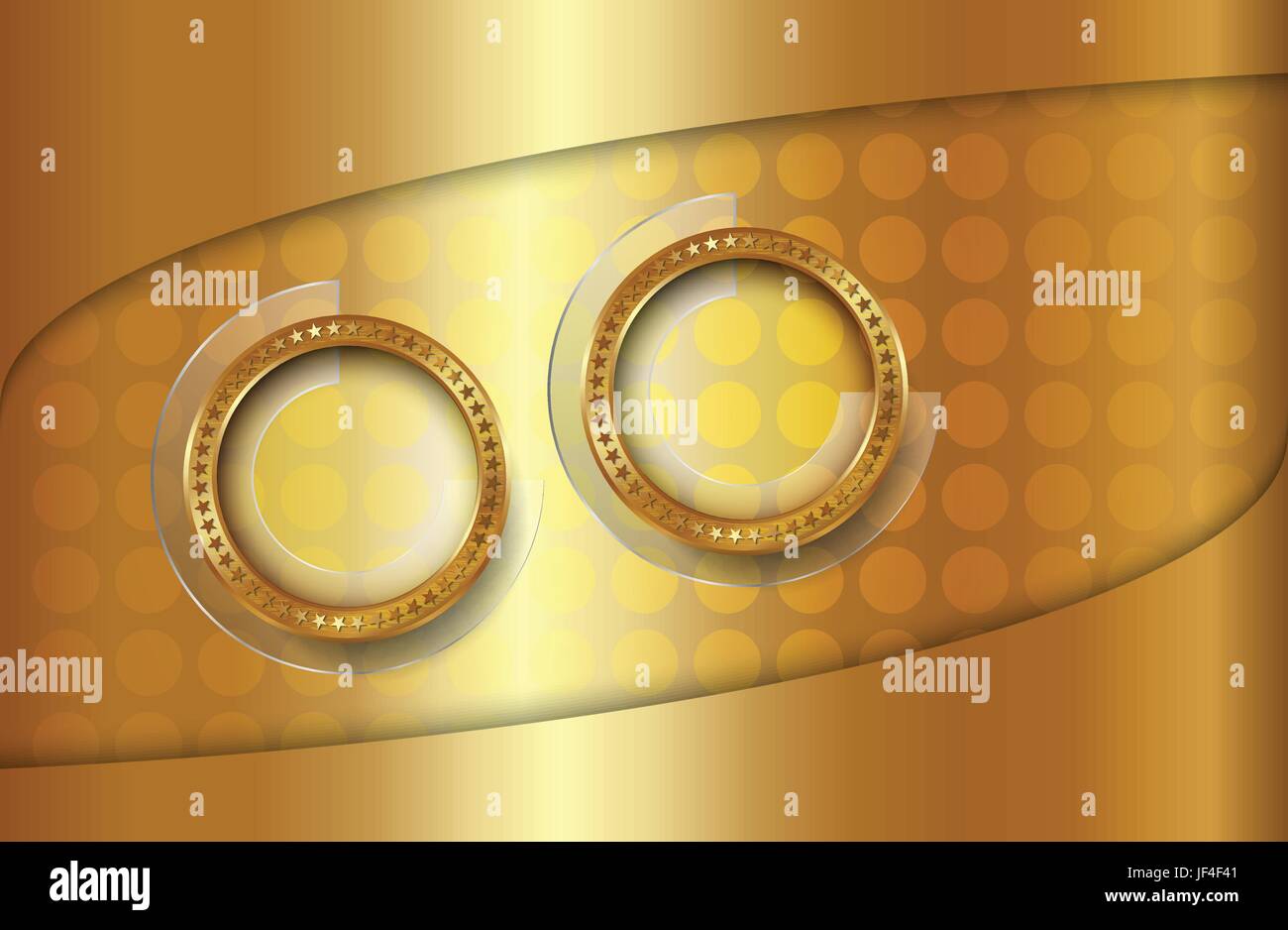 metallic, stars, asterisks, gold, shadows, ring, metallic, stars ...