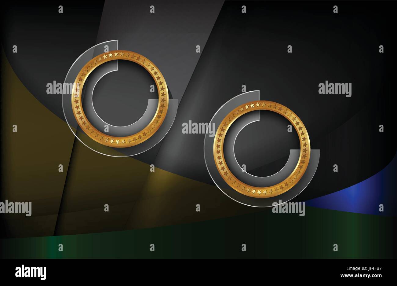 metallic, stars, asterisks, gold, shadows, metallic, stars, asterisks ...