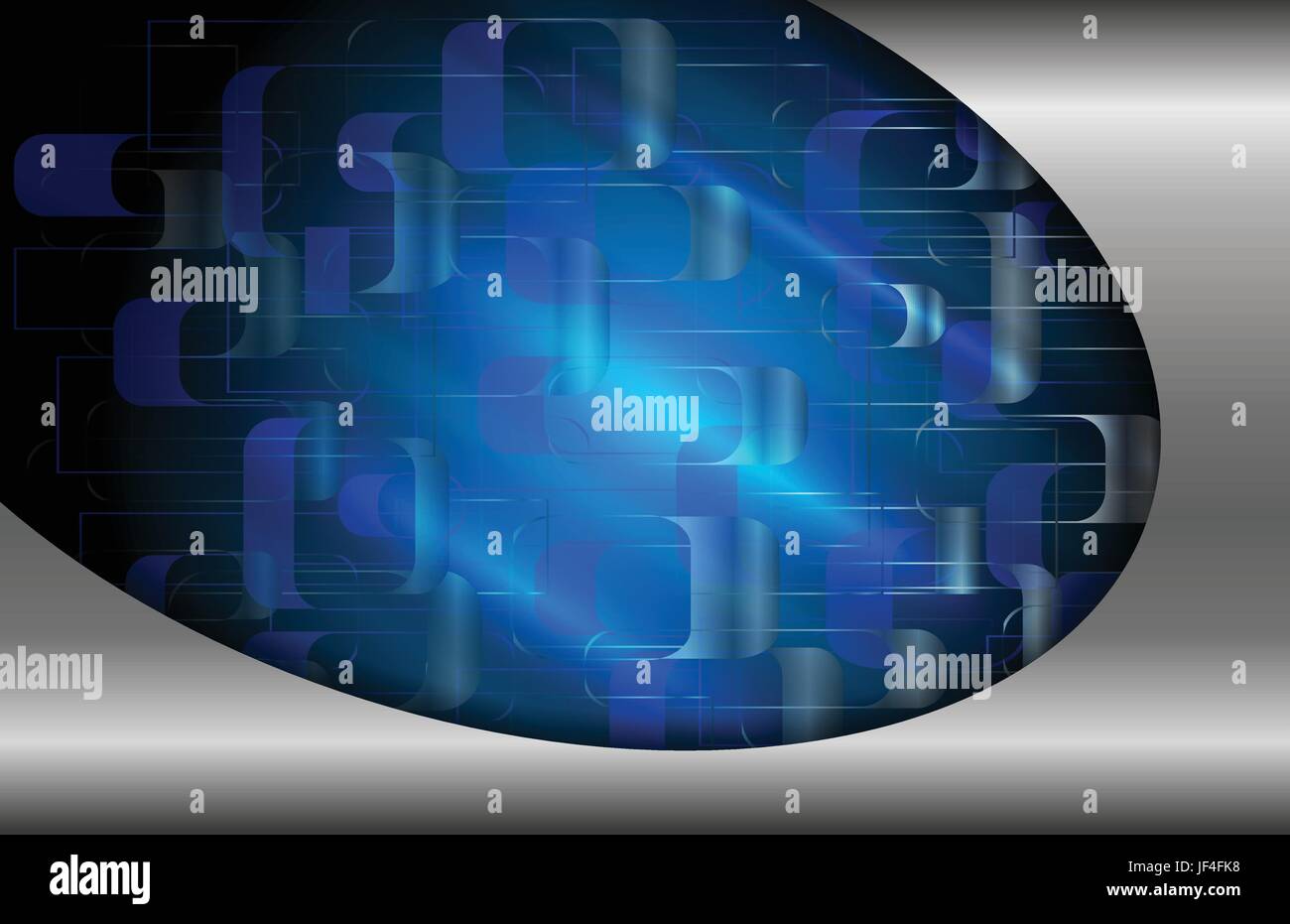 blue, metallic, frames, rectangle, shapes, shape, shadows, blue, curves ...