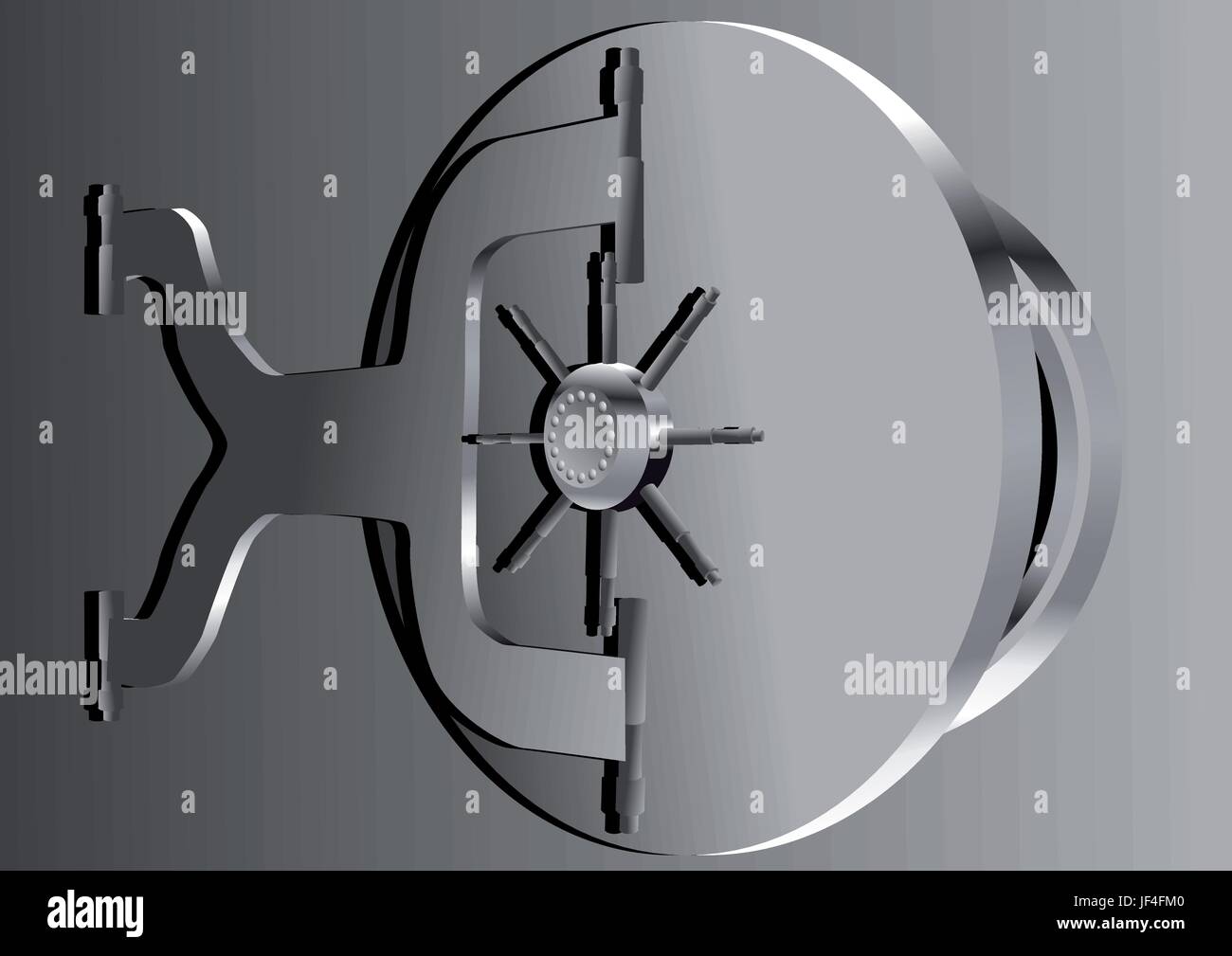 Empty bank vault Stock Vector Images - Alamy