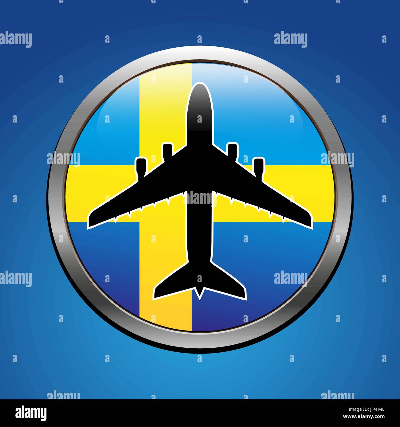 Approach flight Stock Vector Images - Alamy