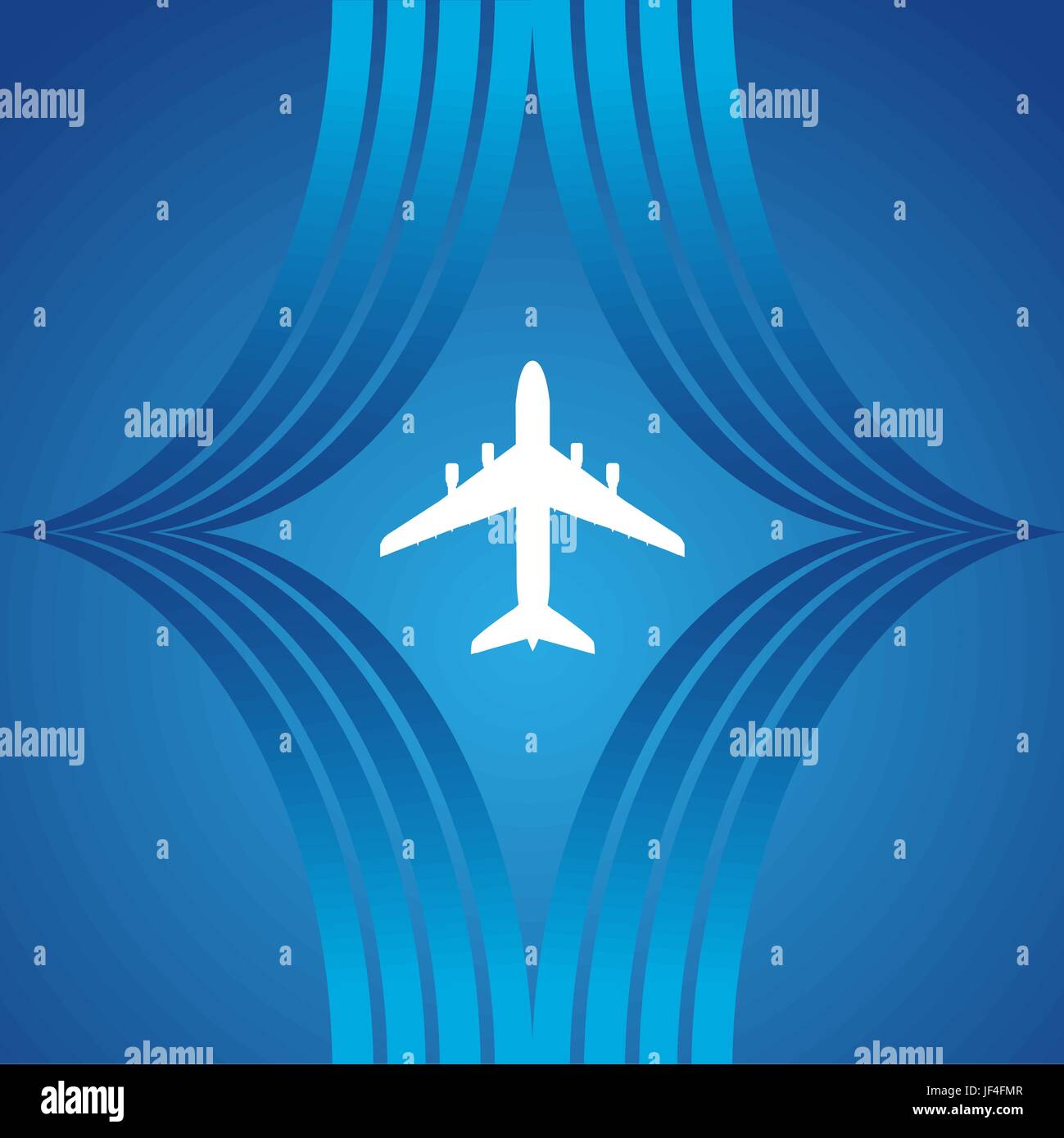 Landing approach view Stock Vector Images - Alamy
