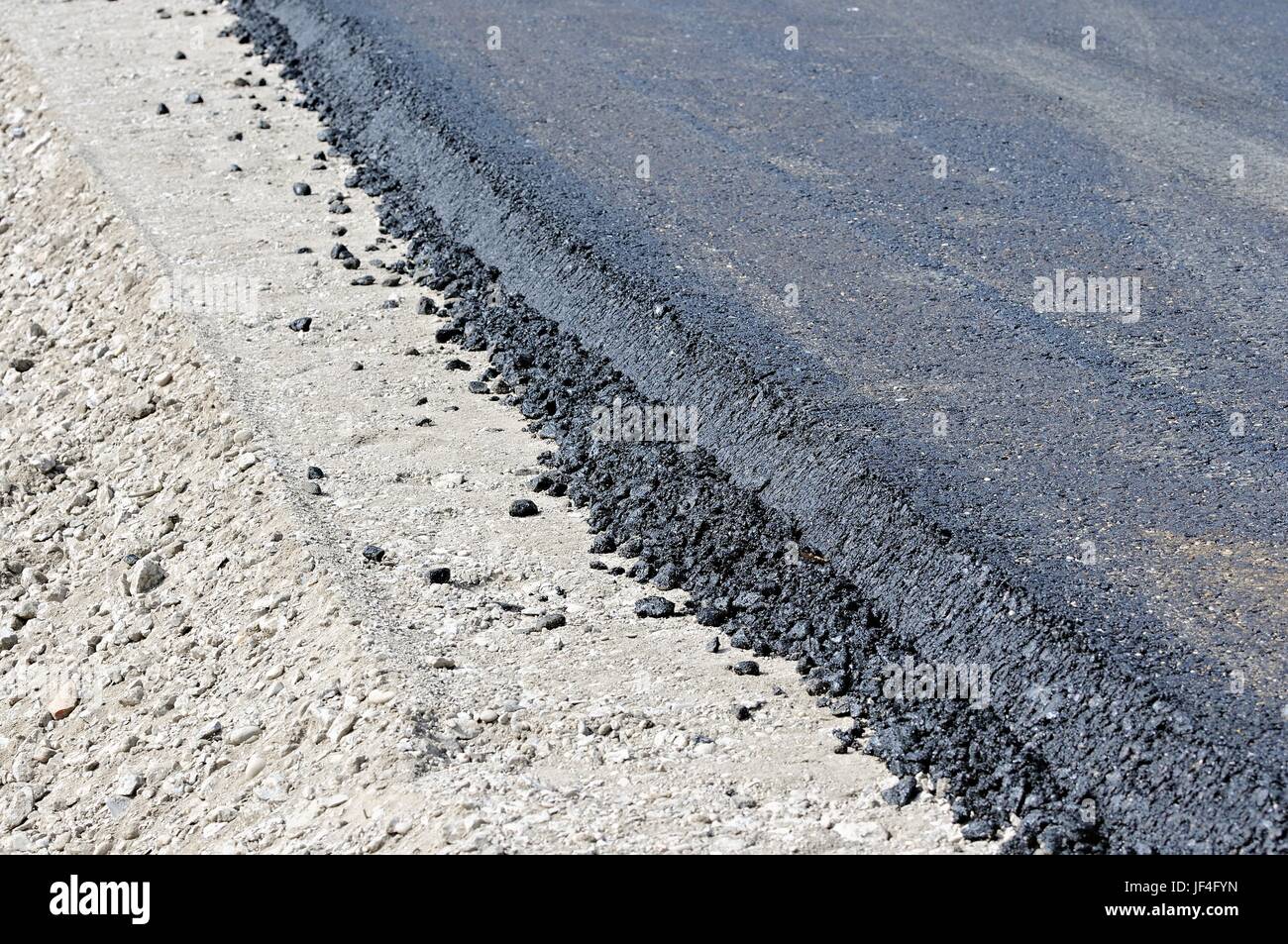 Freshly built and compacted base layer Stock Photo - Alamy