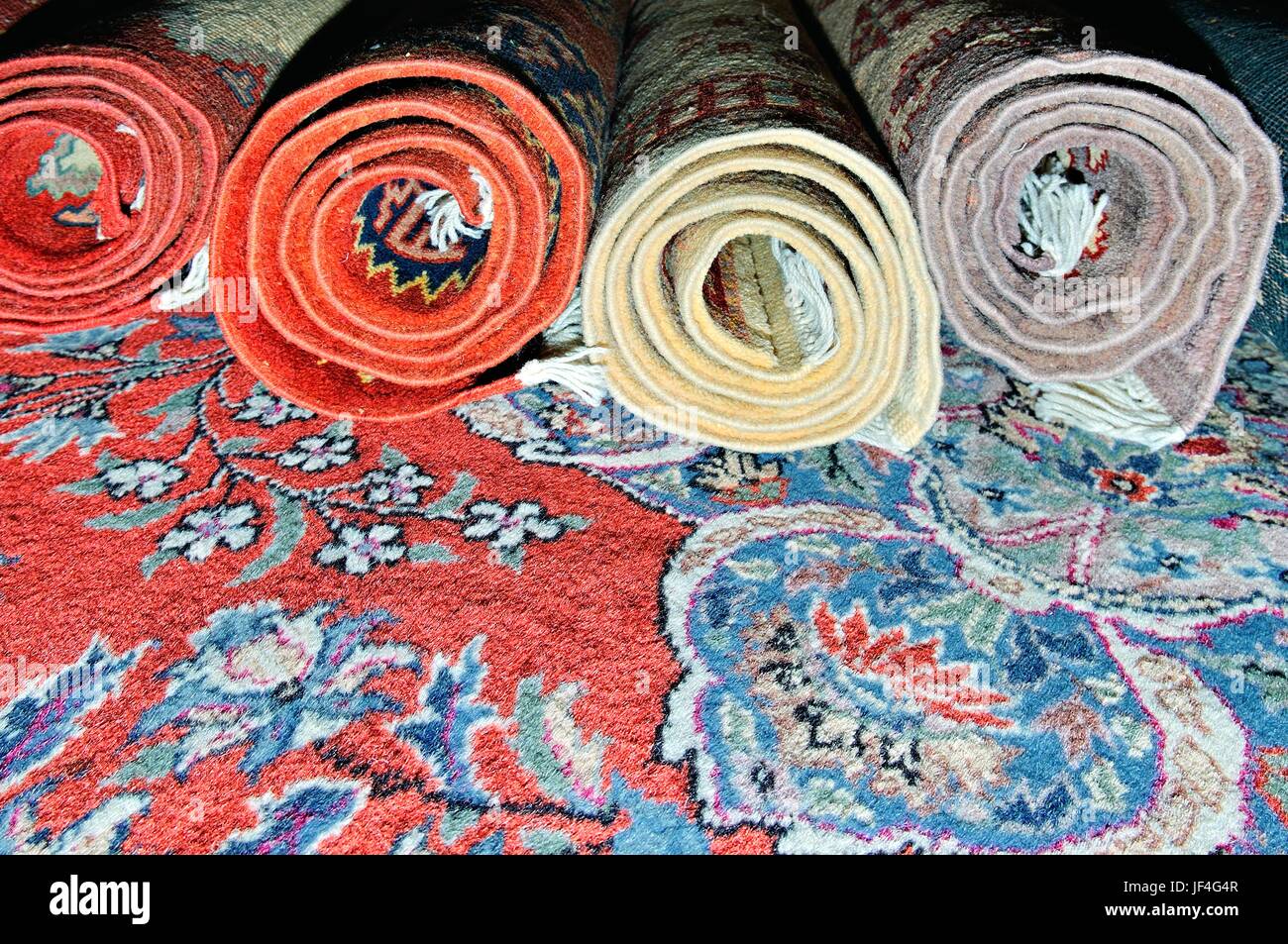Rolled up rugs hi-res stock photography and images - Alamy
